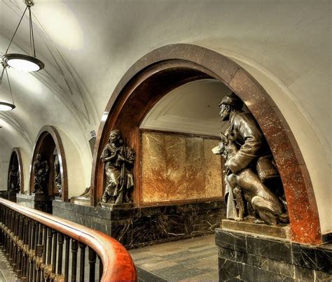 Art And Decor Of Moscow Metro Stations Amusing Planet Soviet Metro