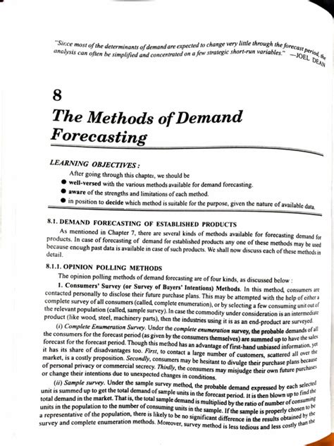 Pl Mehta Demand Forecasting Pdf Forecasting Least Squares