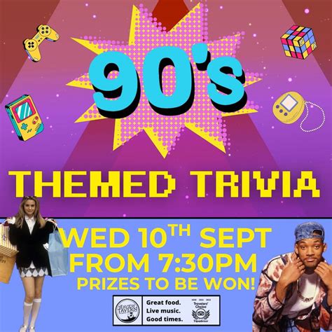 90s Themed Trivia Night Seaview Tavern Woolgoolga