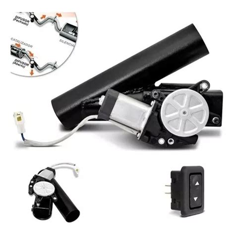 Difusor Eletrônico Escape 2 Polegadas Botão Vw Golf G1 Parcelamento Sem Juros