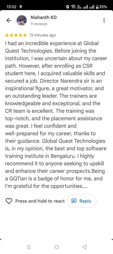 Global Quest Technologies On Linkedin Successstory Csr