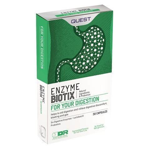 Quest Enzyme Biotix 30 Capsules E Vitaminagr
