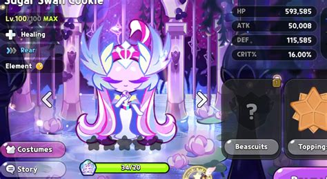 Sugar Swan Cookie Guide Cookie Run Kingdom Best Build And Teams Roonby