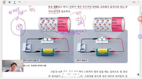 20년 남강중 2학년 과학 P52 2 1 2 전자가 움직이면 전류가 흐른다 2 전하의 흐름 전류 1739 Youtube