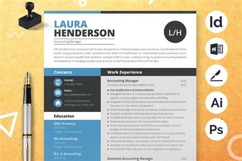 Minimalist Resume Template Clean Cv Design
