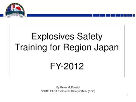 Ppt Explosives Safety Training For Region Japan Fy 2012 Powerpoint