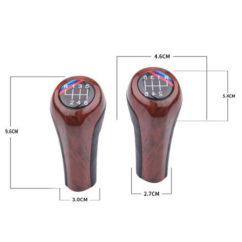 High Quality 5 6 Speed Wood Grain Shift Knob For Bmw 1356 Series X1 X3 X5