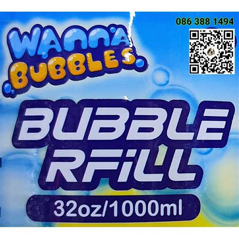 น้ำยา บับเบิ้ล Bubbles Refill 1ลิตร Shopee Thailand
