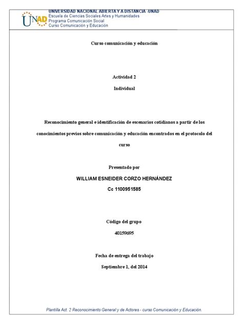 William Esneider Corzo Hernández 401596 95 Pdf Sociedad Comunicación