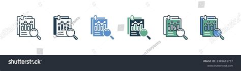 Business Document Data Analysis Clipboard Chart Stock Vector Royalty Free 2389661757