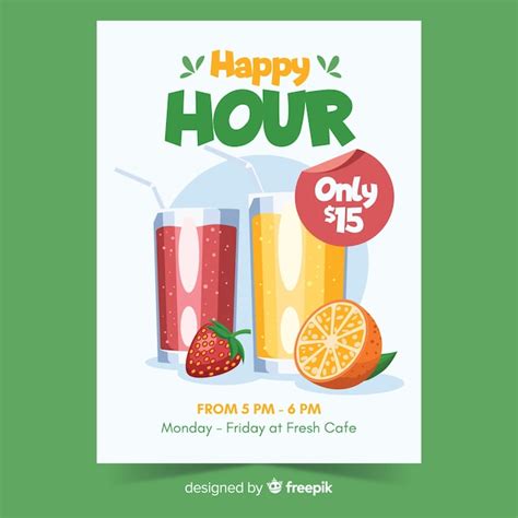 Drink Poster Vectors And Illustrations For Free Download Freepik