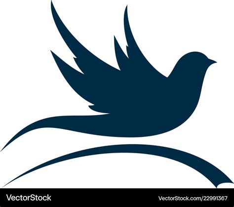 Bird Vector Logo Dove Logo Stock Illustrations 31022 Dove Logo