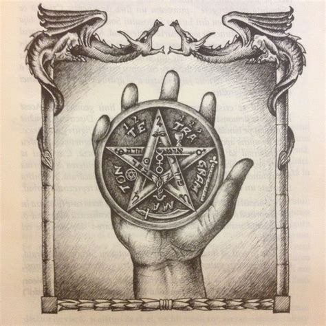 Mystical Pentagram Art Ancient Pentagram Drawing Esoteric Pentagram