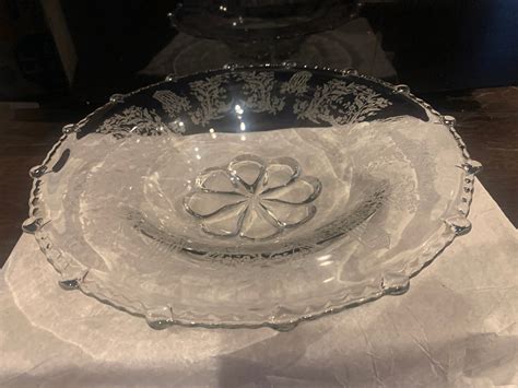 Gazebo Pattern Etching From Paden City Glass Company Etsy