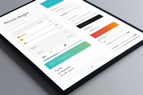User Interface Mockup Premium Ai Generated Image