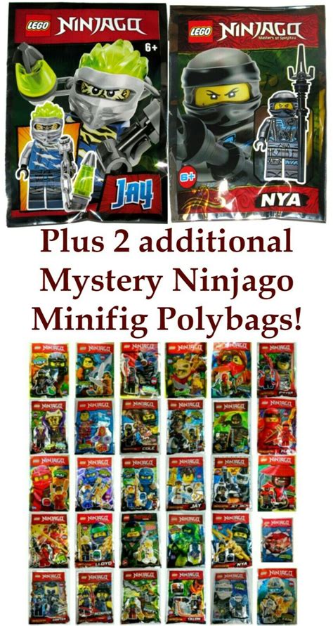 X Lego Ninjago Polybags Jay Nya Mystery The Minifig Club