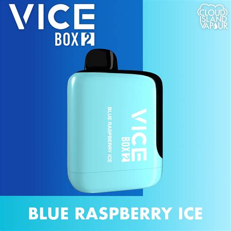 Vice Box 2 70k Disposable Vape Blue Raspberry Ice Cloud Island Vapour