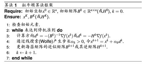 牛顿法和拟牛顿法介绍 bfgs是全局收敛吗 csdn博客
