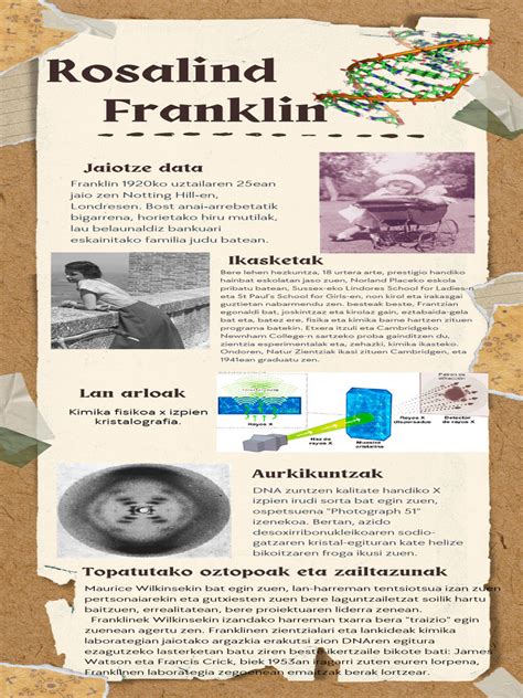 Rosalin Franklin Infografia Pdf