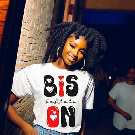 Bison School Spirit Sublimation Or Dtf Transfer Ss Vinyl Sublimation