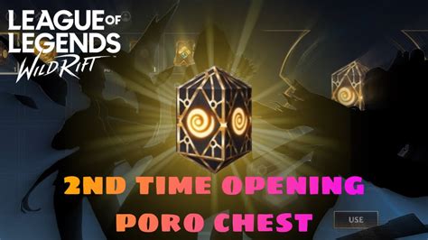 2nd Time Opening Poro Chest Wild Rift Youtube