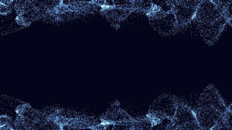 Premium Photo Blue Particles