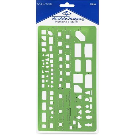 Alvin Td5361 Landscape Design Template Drawing And Drafting Tool For Artists Architects