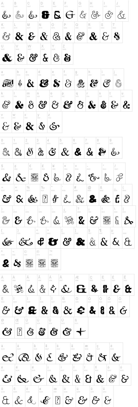 Ampersand Font Artofit