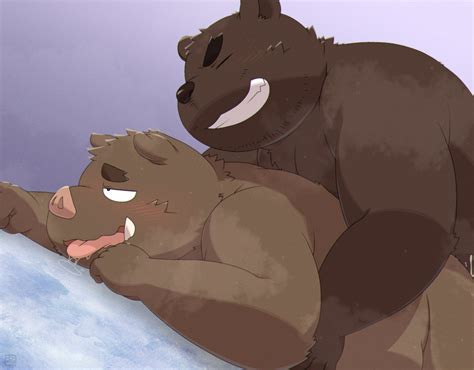 Rule 34 2022 Anthro Black Nose Blush Brown Body Closed Eyes Duo Hi