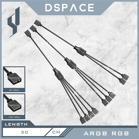 12v 4pin 5v 3pin Motherboard Rgb Argb Splitter Extension Cable For Motherboard Hub
