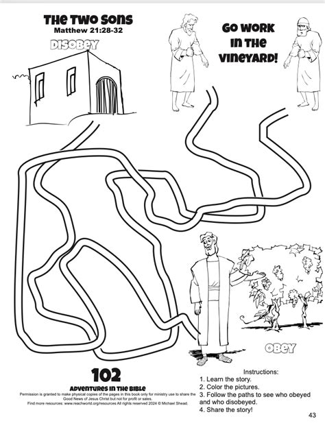 102en The Two Sons Parable Activity