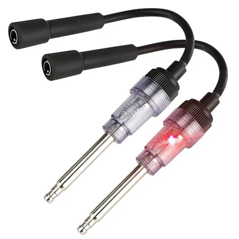 buy linkstyle 2pcs inline spark plug tester straight boot ignition