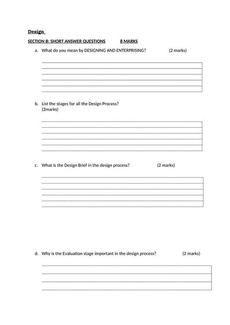 Year 9 Basic Technology Worksheet 2 Nakasi High School Facebook