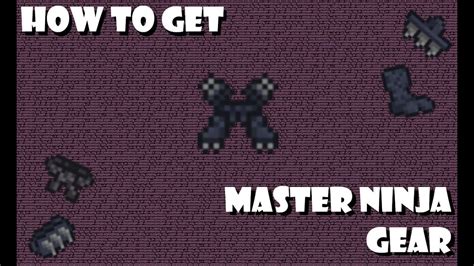 How To Get Master Ninja Gear In Terraria 12 14 Youtube