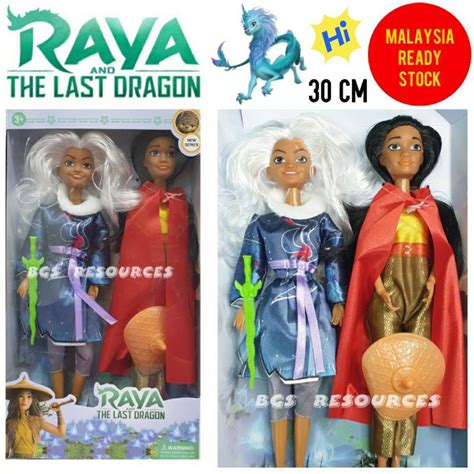 😍ready Stock😍 Raya Doll 30cm Raya And The Last Dragon Raya And Sisu