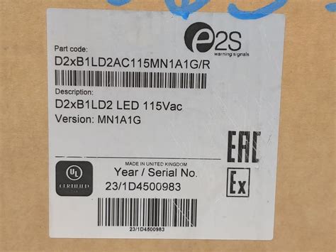 E2s Warning Signals Led Beacon D2xb1ld2ac115mn1a1g R