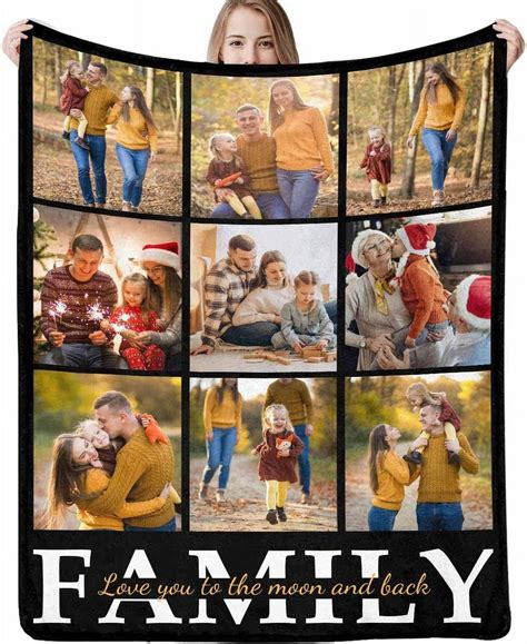 Custom Blanket With Photos Text Personalized Picture Blankets 10