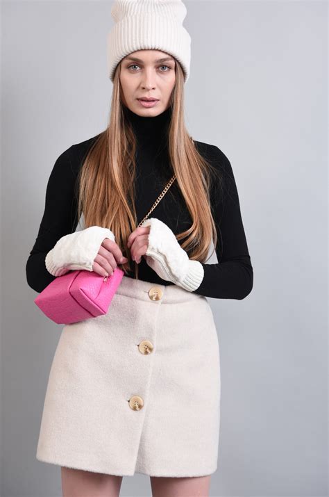 Fusta Ivoar Casual Scurta Poema