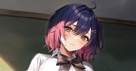 女の子 チラ はまの みなめのイラスト Pixiv