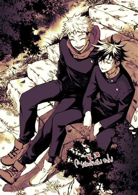 Fushiguro Megumi And Itadori Yuuji Jujutsu Kaisen Drawn By Youjo Kurukuru Danbooru