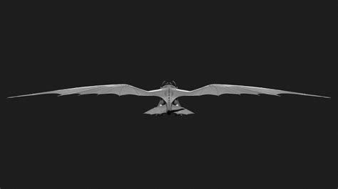 Toothless Flying Reference