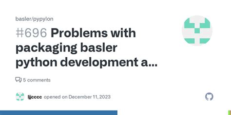 Problems With Packaging Basler Python Development As An Exe · Issue