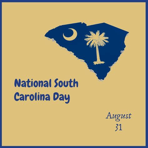 National South Carolina Day Template Postermywall