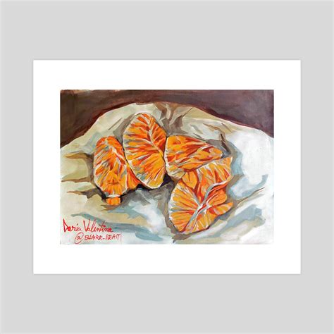 Orange Lunch An Art Print By Blaire Bear Inprnt