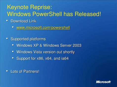 Ppt Mgt305 Windows Powershell Next Generation Command Line Scripting Powerpoint Presentation