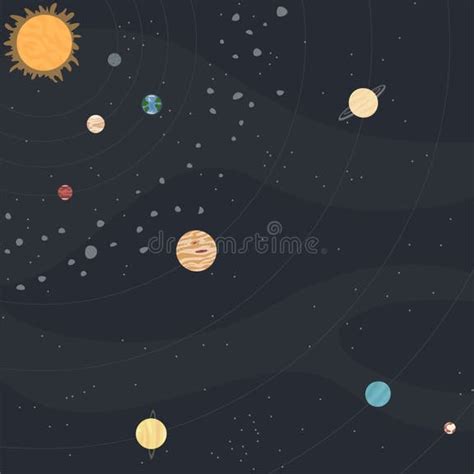Asteroid Solar System Diagram Stock Illustrations 122 Asteroid Solar