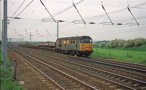 Orig 35mm Railway Slide Class 31514 Winwick Junction 7696 With
