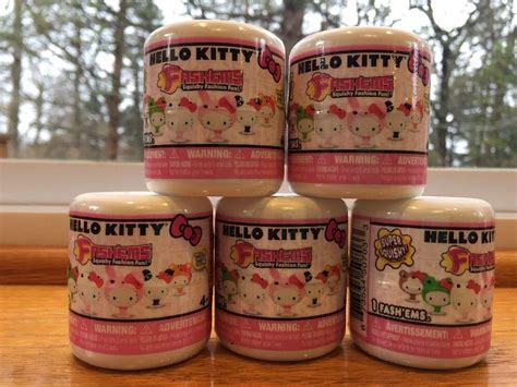 Hello Kitty Fashems Mashems Blind Bag Lot Of 5 Sealed Series 2
