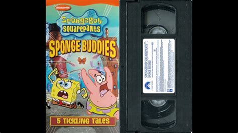 Opening To Spongebob Squarepants Sponge Buddies Us Vhs 2002 Youtube