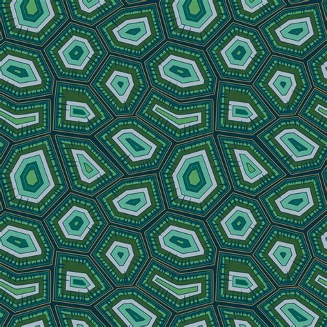 Free Vector Hand Drawn Turtle Shell Pattern